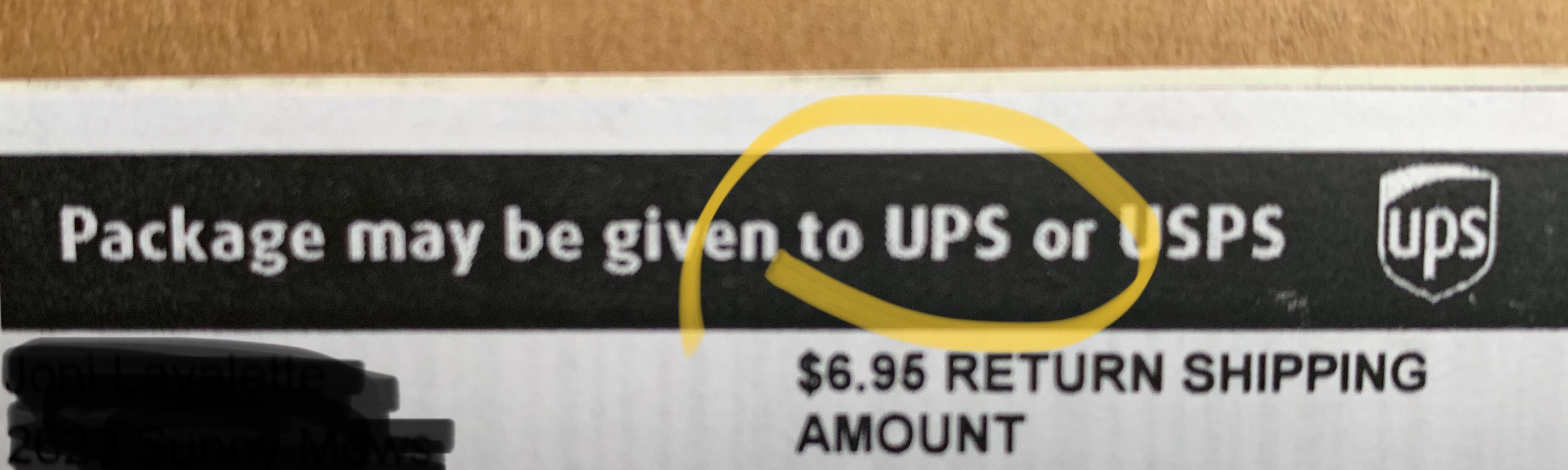Solved: Return Shipping Not Accepted At UPS - Blogs & Forums