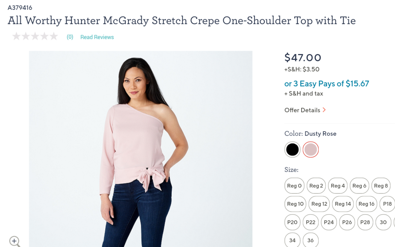 New QVC Fashion Brand - All Worthy by Hunter McGra... - Page 2 - Blogs ...