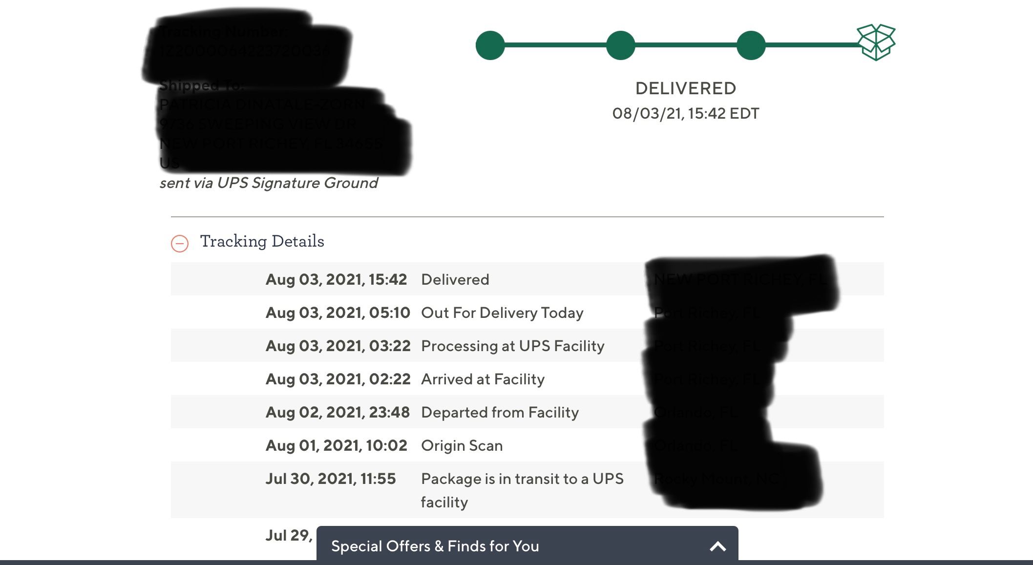 signature required UPS delivery - Page 6 - Blogs & Forums