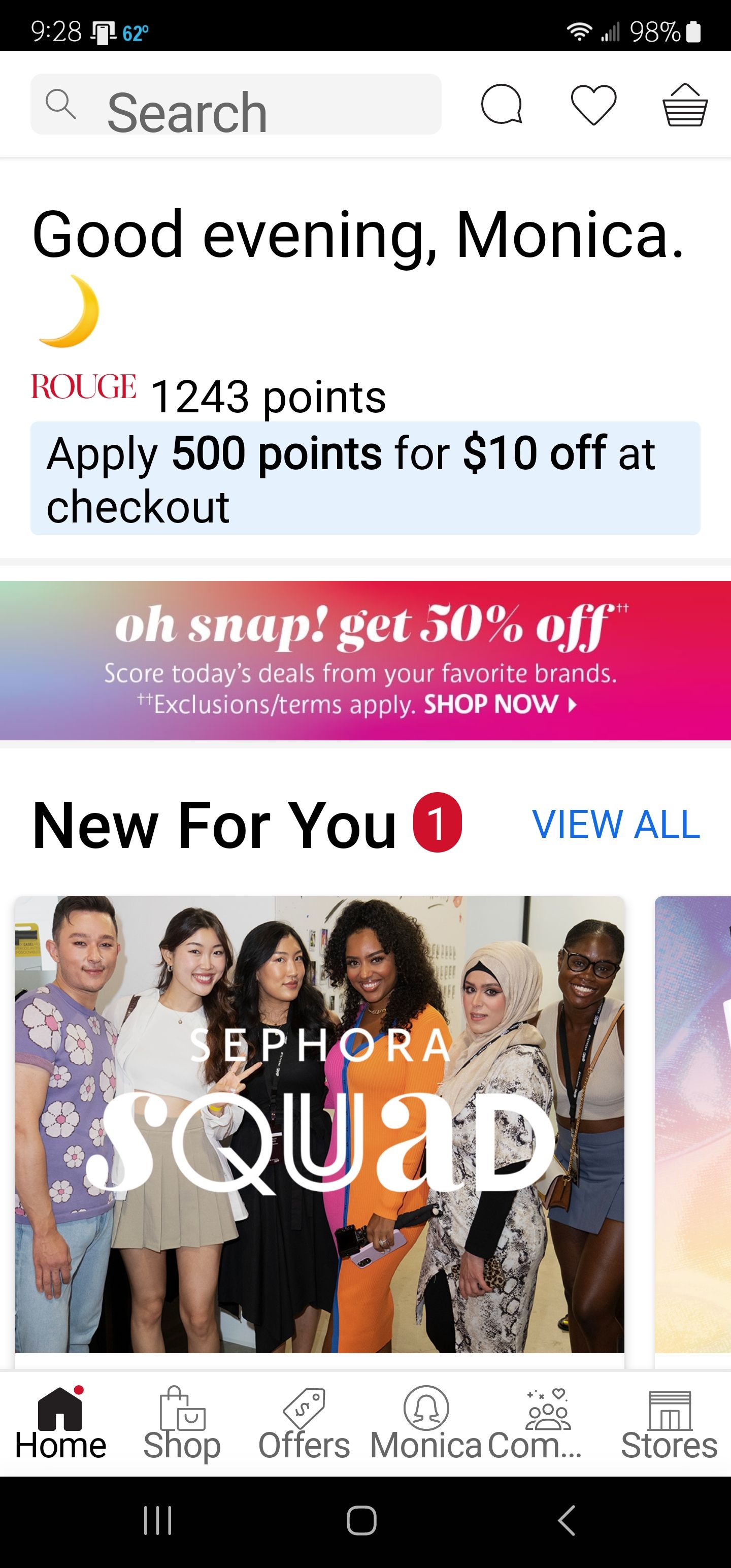50% Off @ Sephora - Blogs & Forums