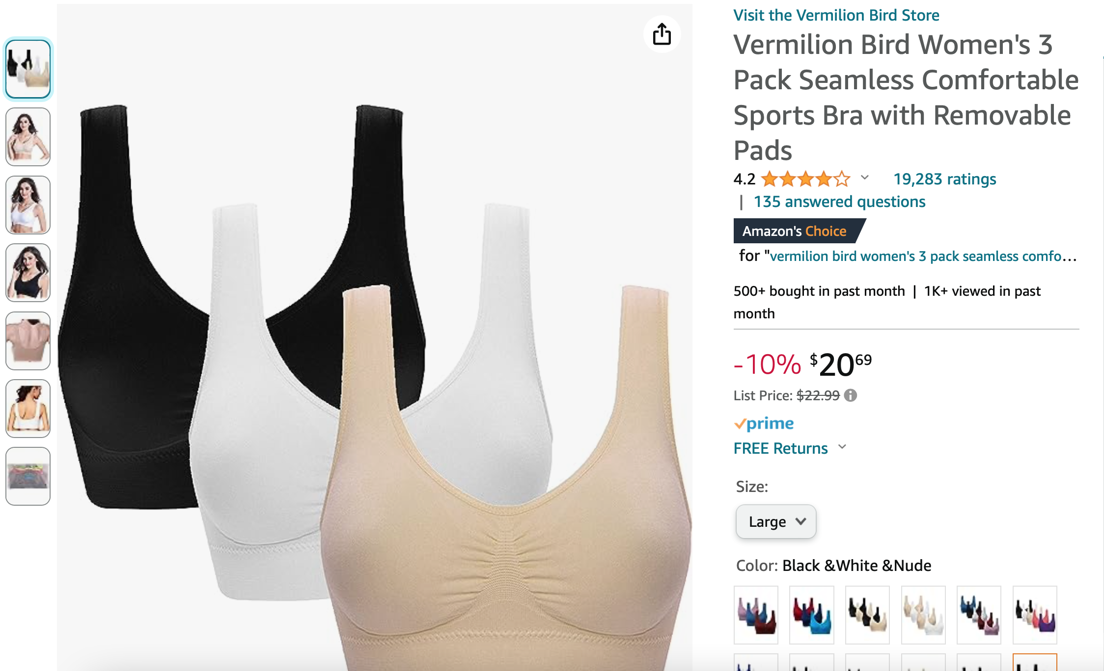Rhonda Shear bras vs. Amazon bras - Blogs & Forums