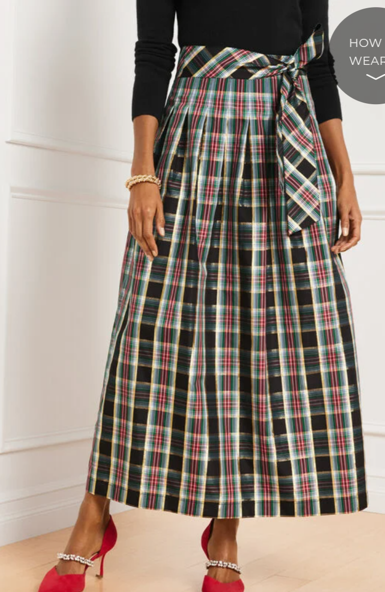 Talbots Plaid Taffeta Skirt - Blogs & Forums
