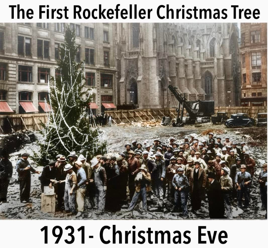 1931 The First Rockefeller Christmas Tree and Stor... - Blogs & Forums