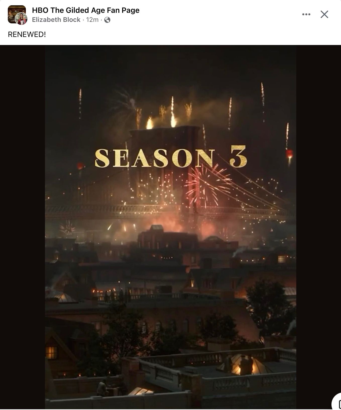 The Gilden Age -Great News! - Blogs & Forums