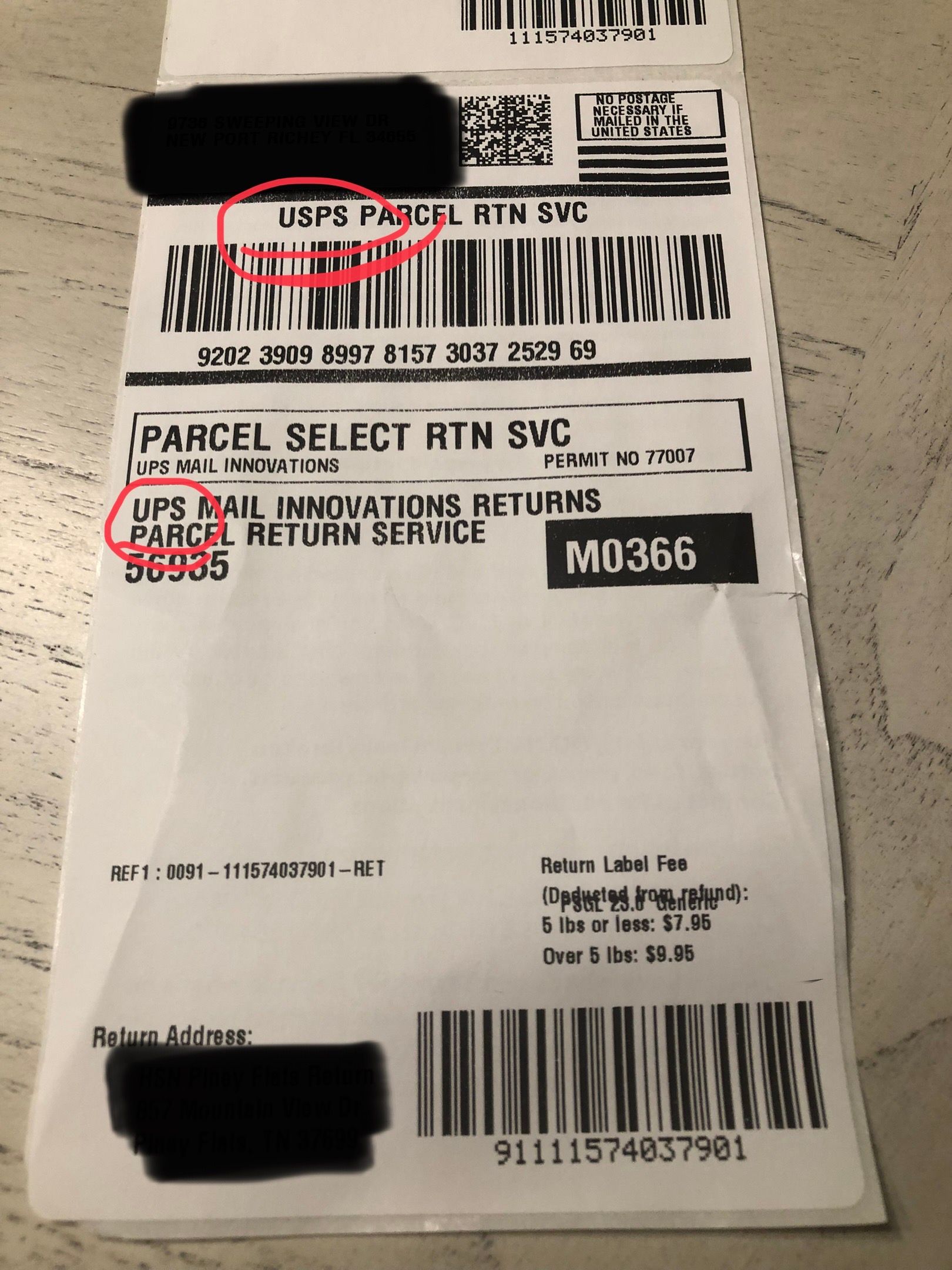 UPS Return label - Blogs & Forums