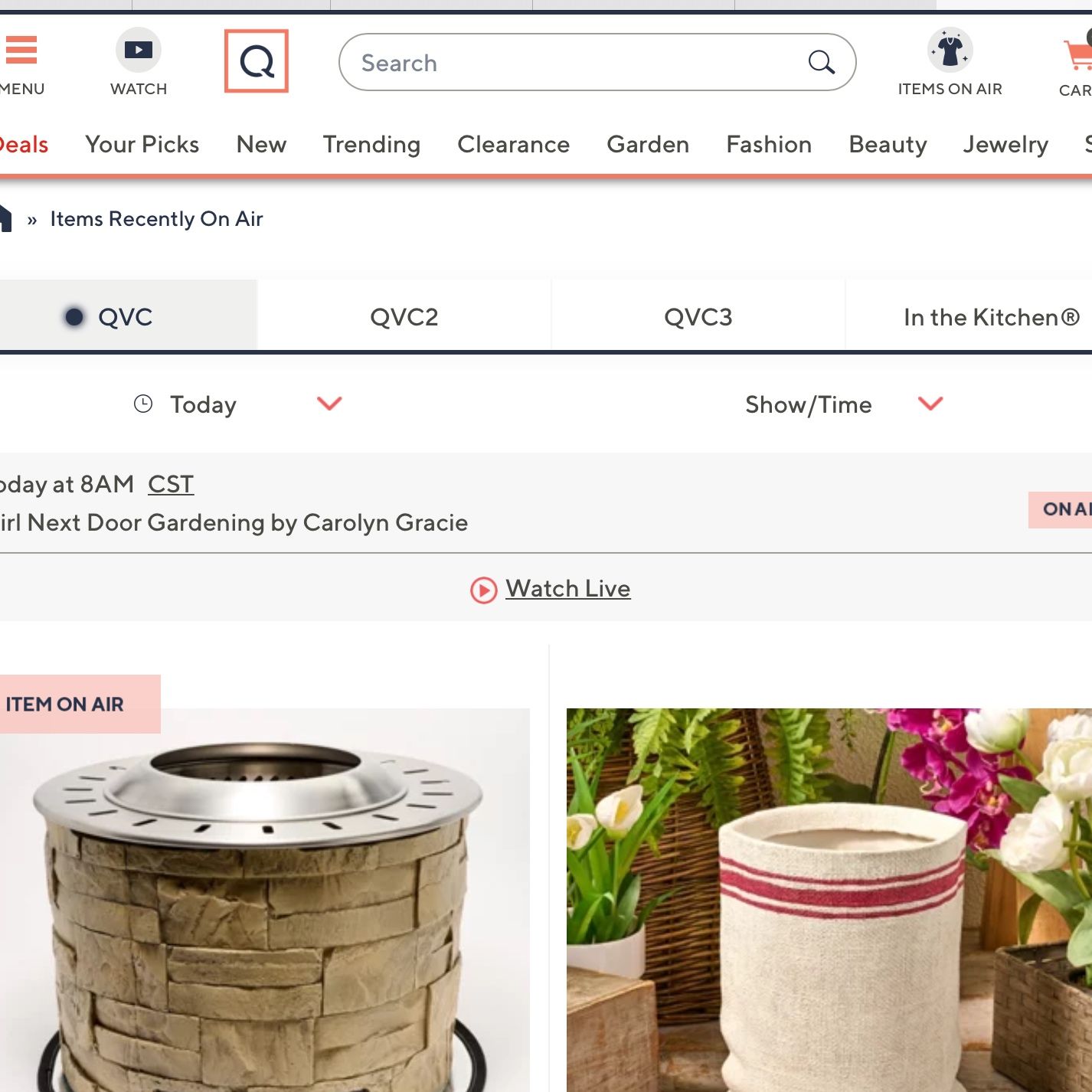 Drop down window for Items recently on air gone - Blogs & Forums