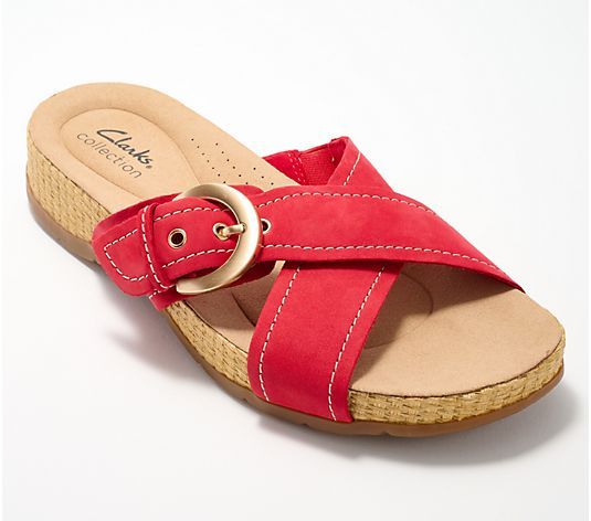 A637028 Clarks Collection Leather Slide Sandals- R... - Page 2 - Blogs ...