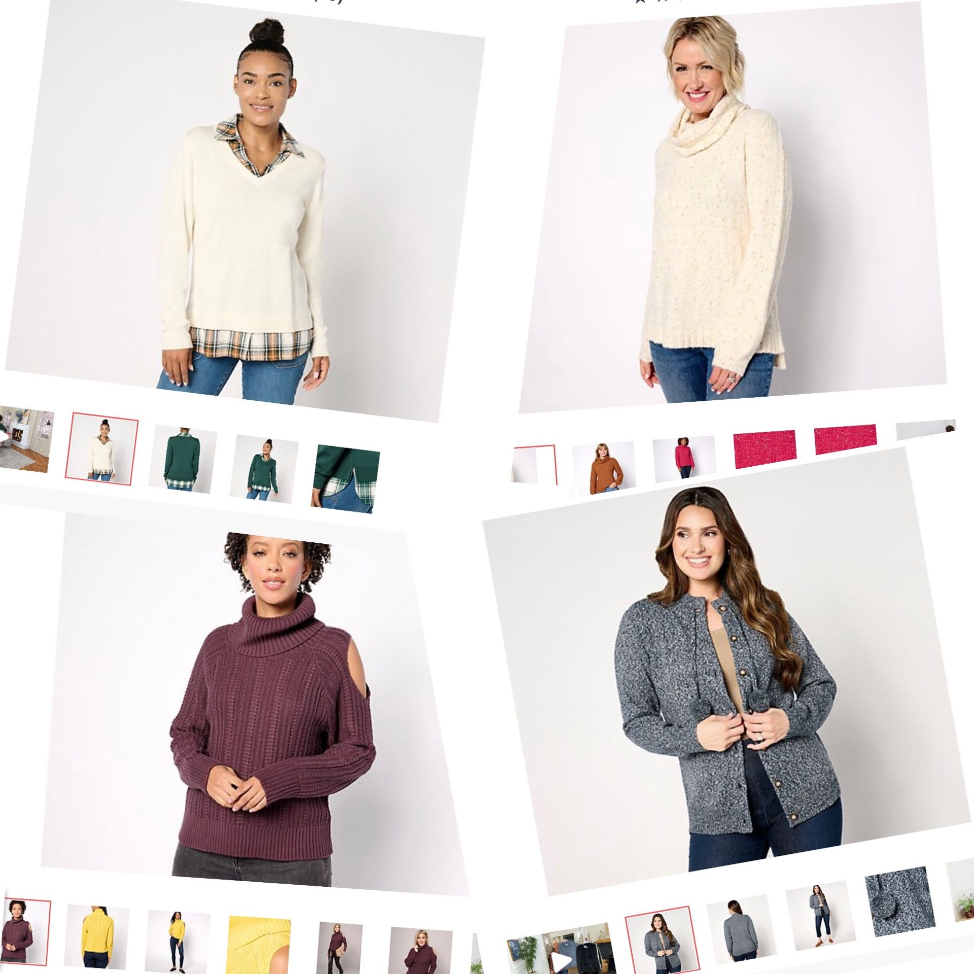 Purchased some new sweaters from QVC - Blogs & Forums