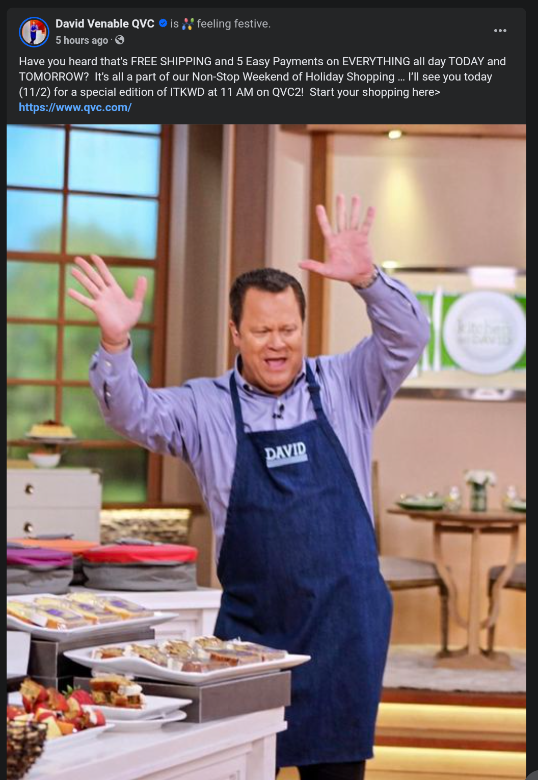 11/2: ITKWD on QVC2 right now (11AM to 3PM ET) - Blogs & Forums