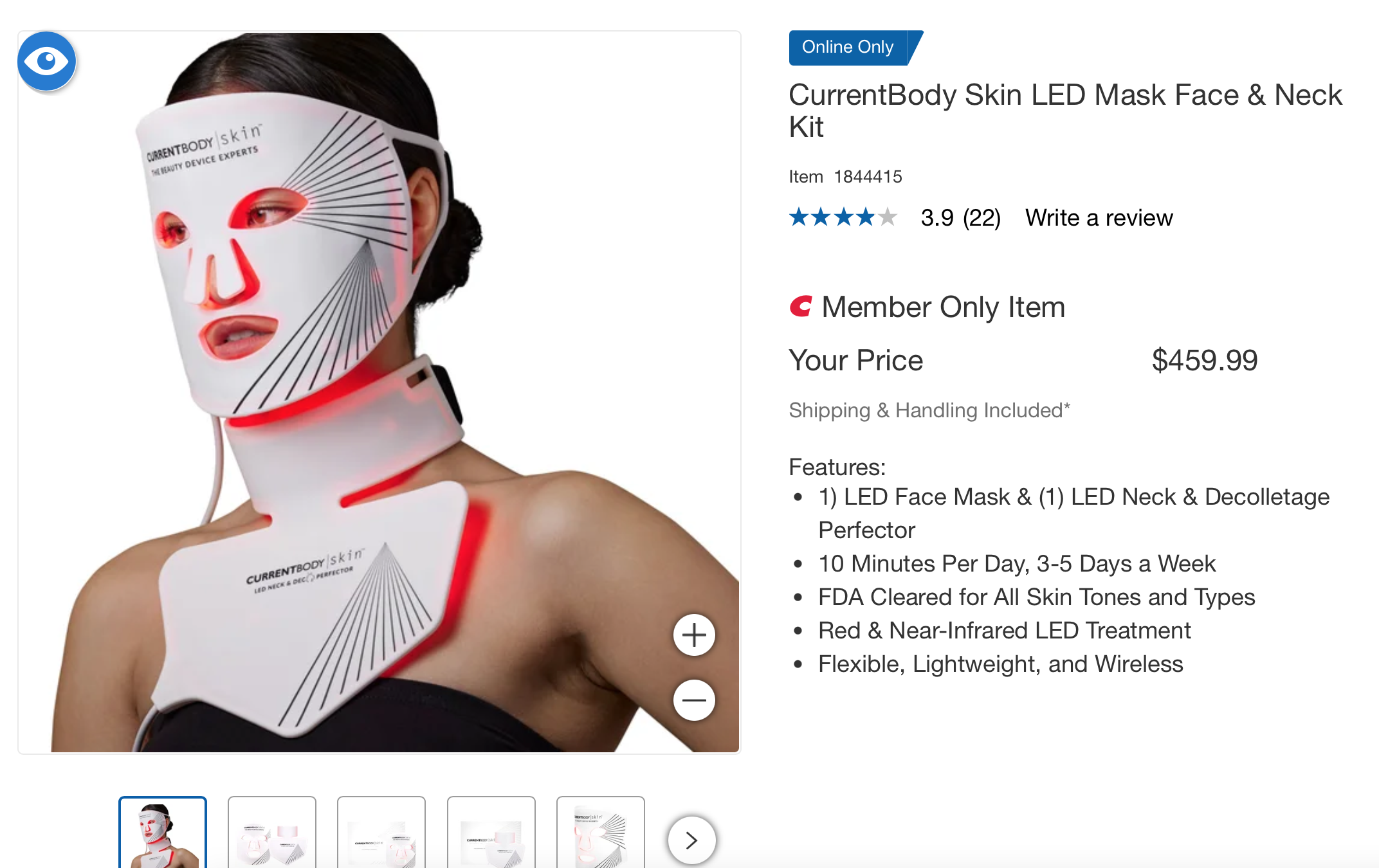 CurrentBody Face and Neck Kit at Costco - Blogs & Forums