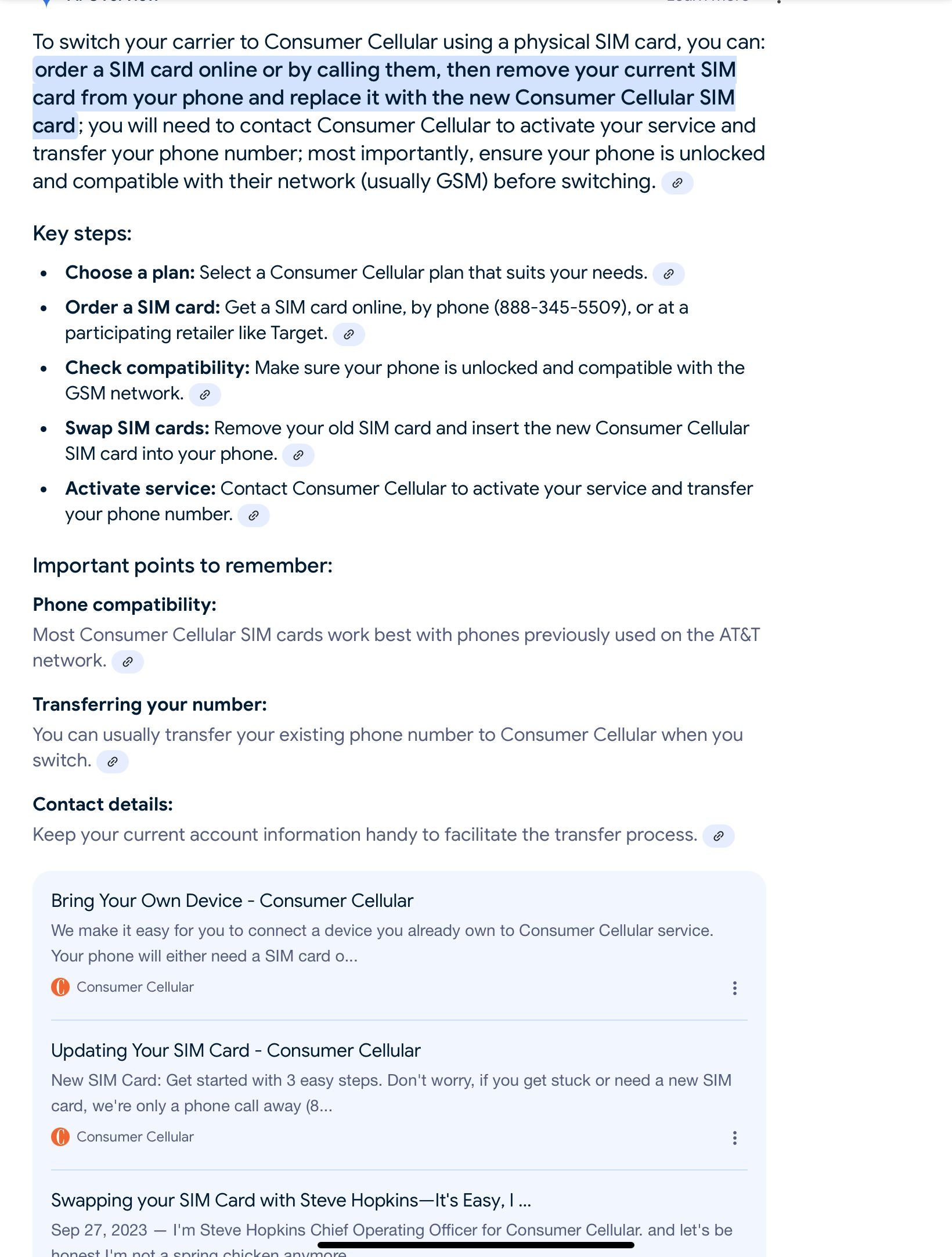 Switching to Consumer Cellular - Blogs & Forums