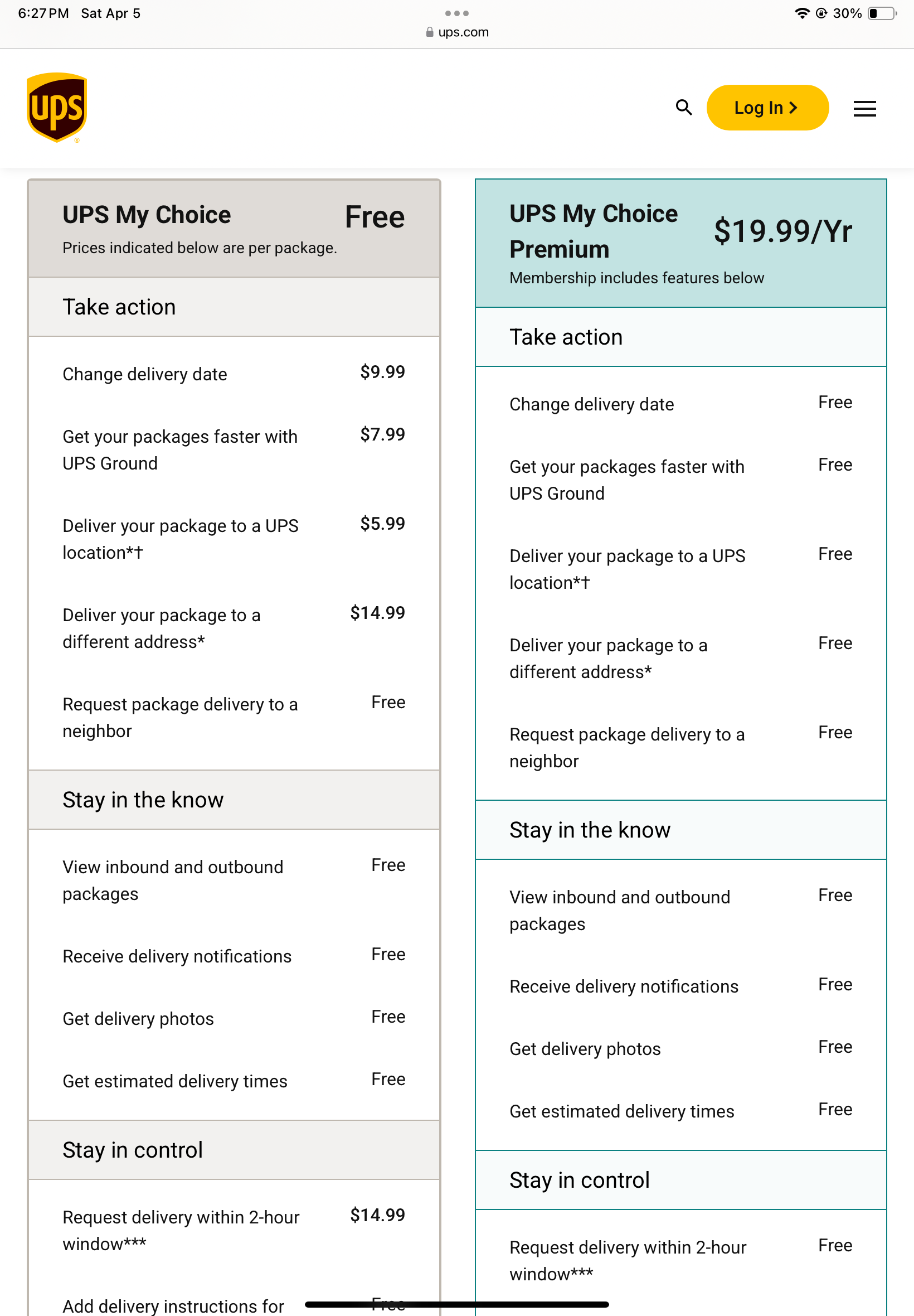 UPS - Blogs & Forums