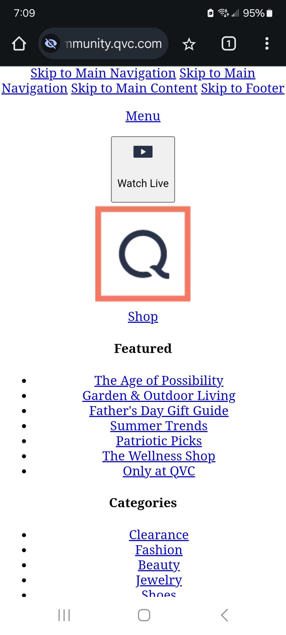 Re: Looked like the QVC Forums were Shut Down toda... - Page 4 - Blogs ...