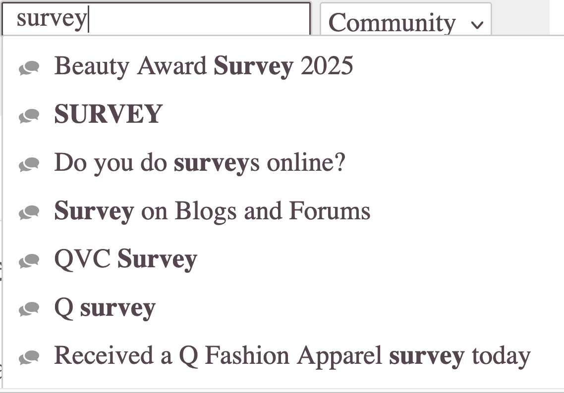 QVC/HSN Survey - Blogs & Forums
