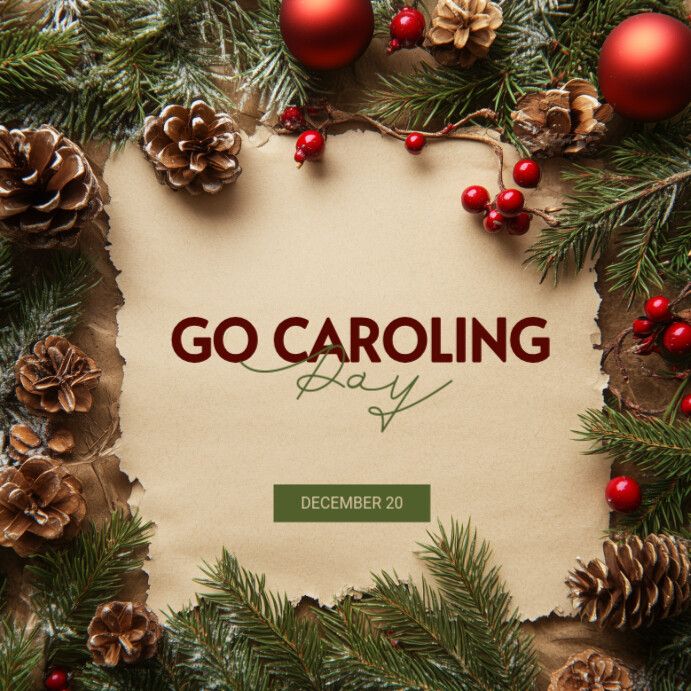 Go caroling day - Blogs & Forums