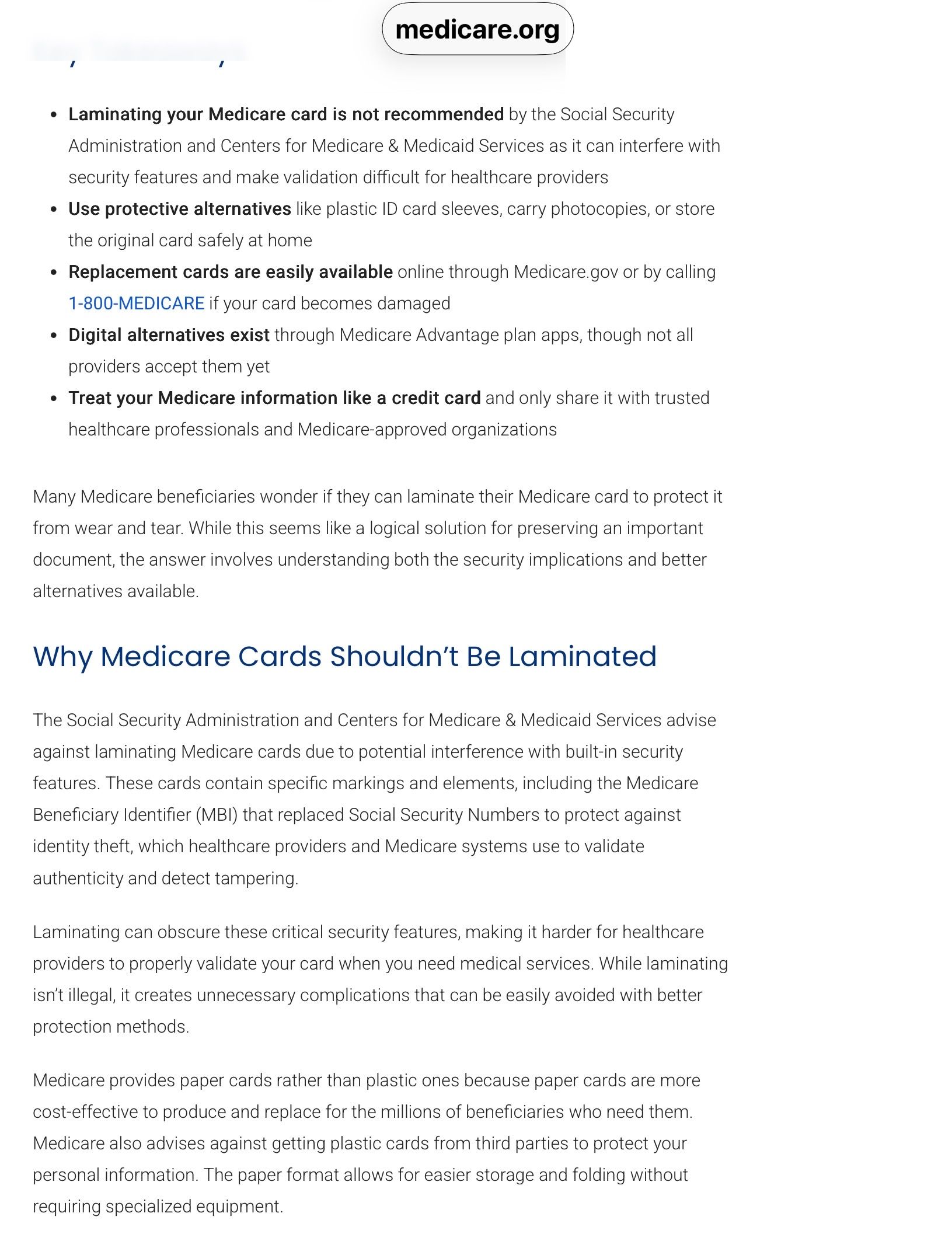 New Medicare card - Page 4 - Blogs & Forums