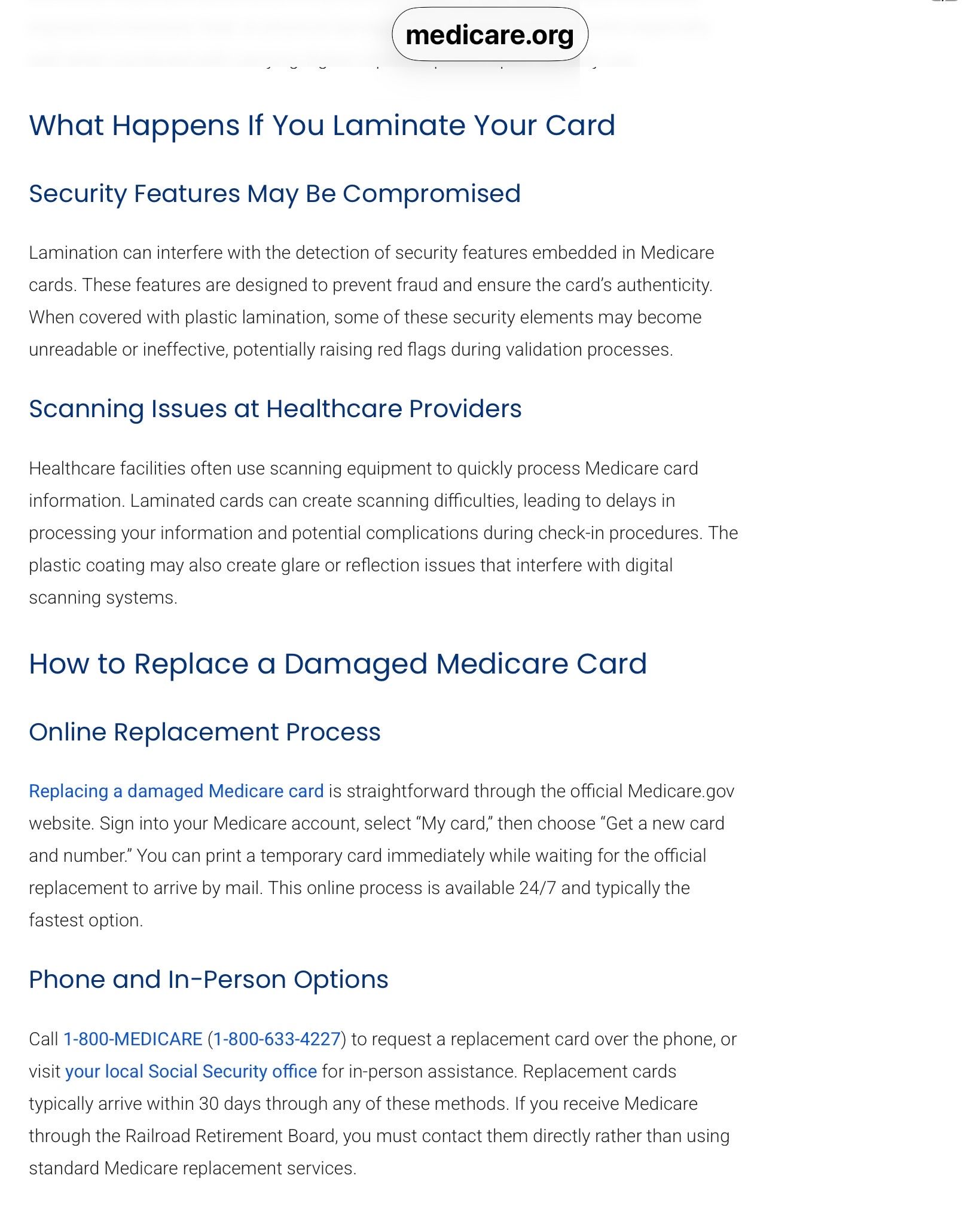 New Medicare card - Page 3 - Blogs & Forums